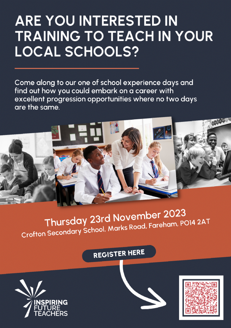 Inspiring Future Teachers - School Experience Day - Crofton Secondary ...